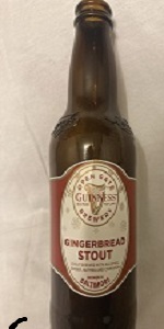 Guinness Gingerbread Stout | Guinness Open Gate Brewery & Barrel House ...