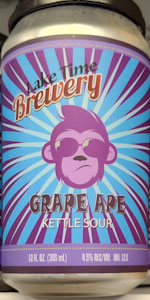 Grape Ape | Lake Time Brewery | BeerAdvocate